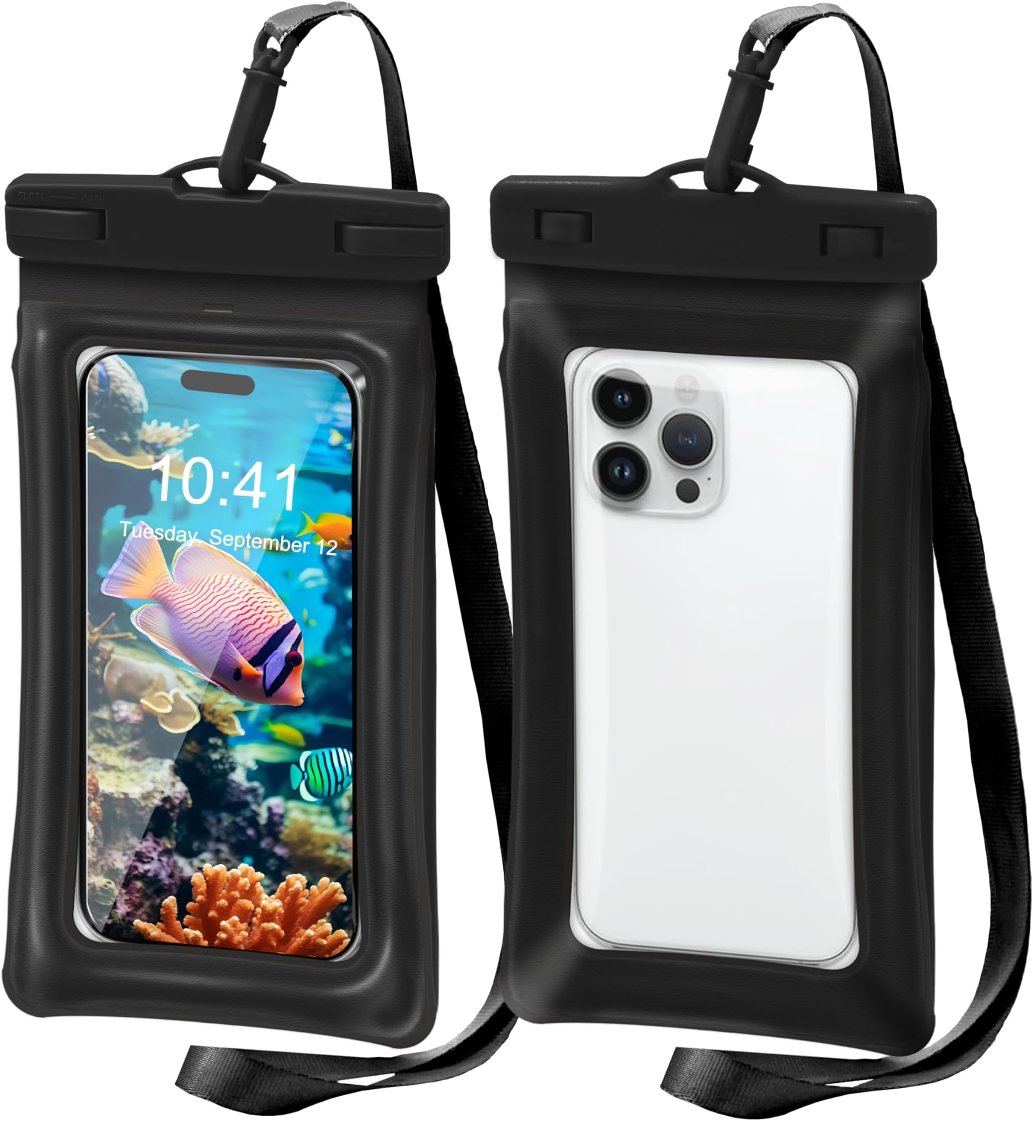 Amazon.com: MOLOSLEEVE Floating Waterproof Cellphone Pouch, Large ...