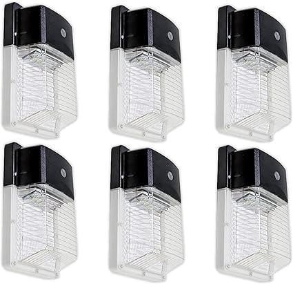 RAB Design Lighting, 12 Watt Eco LED Wall Light (6 Pack), Dusk to Dawn ...