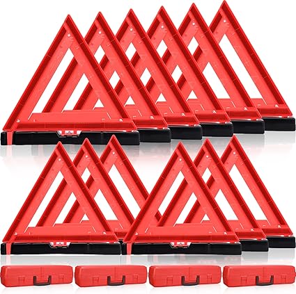 Amazon.com: Kanayu Warning Triangle DOT Approved Foldable Emergency ...