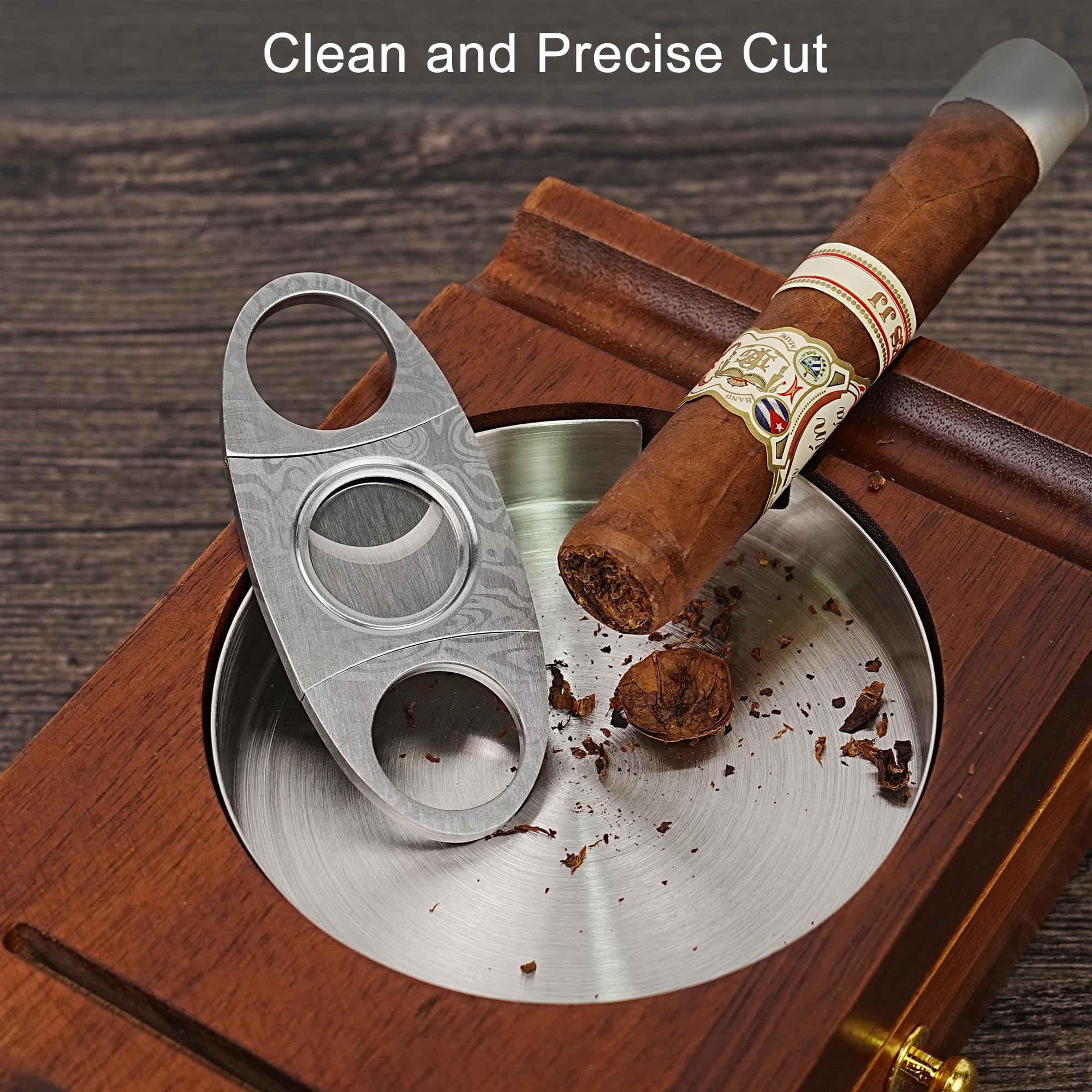 Snapklik.com : XORDING Cigar Cutter Set - 3-Piece Kit