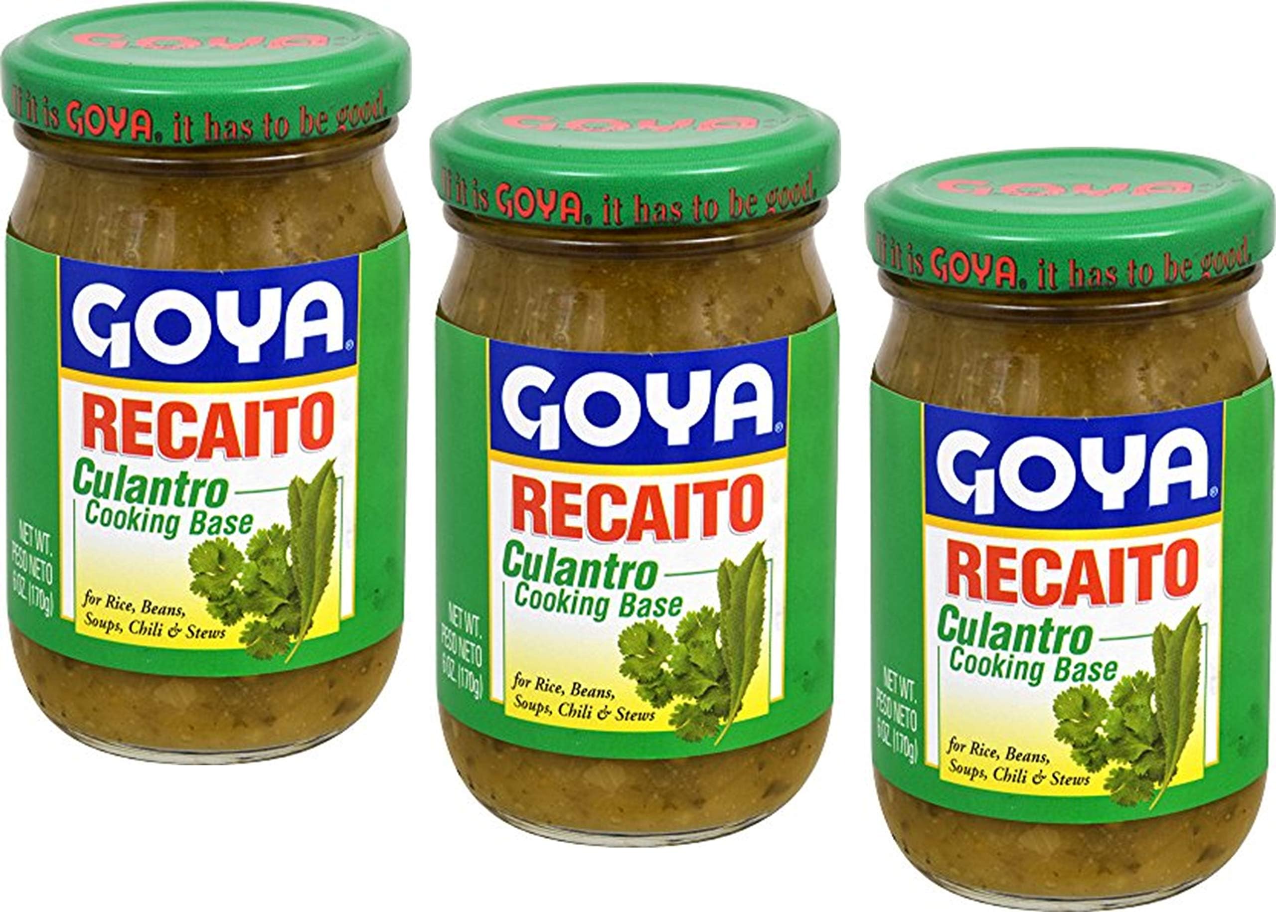 Amazon.com : Goya Recaito & Goya Sofrito Cooking Base 2 - 12 Oz Jars (1 ...
