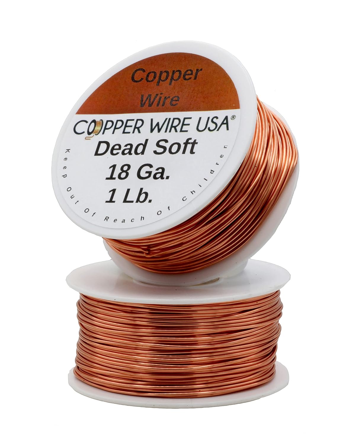 Amazon.com: 18 Ga Copper Wire Dead Soft 1 Lb Spool (18 Ga / 200 Ft.)