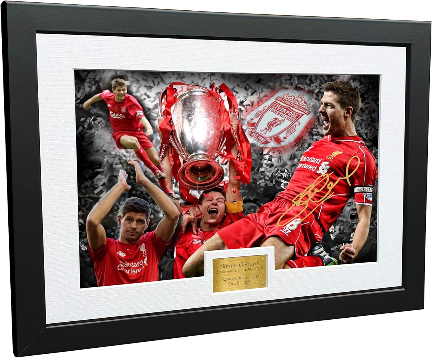 Steven Gerrard 12x8 A4 Signed"THE GERRARD YEARS" Liverpool FC ...