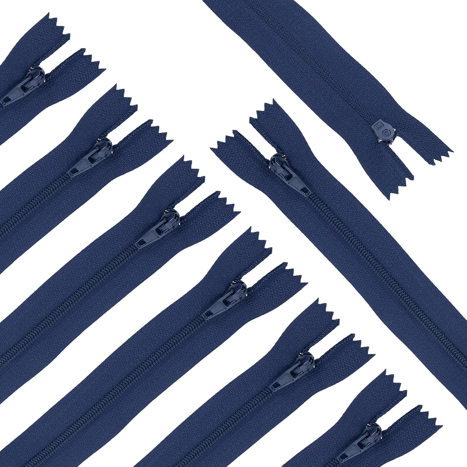 Amazon.com: uxcell 20Pcs 9.3" Nylon Coil Zippers, #3 Closed End ...