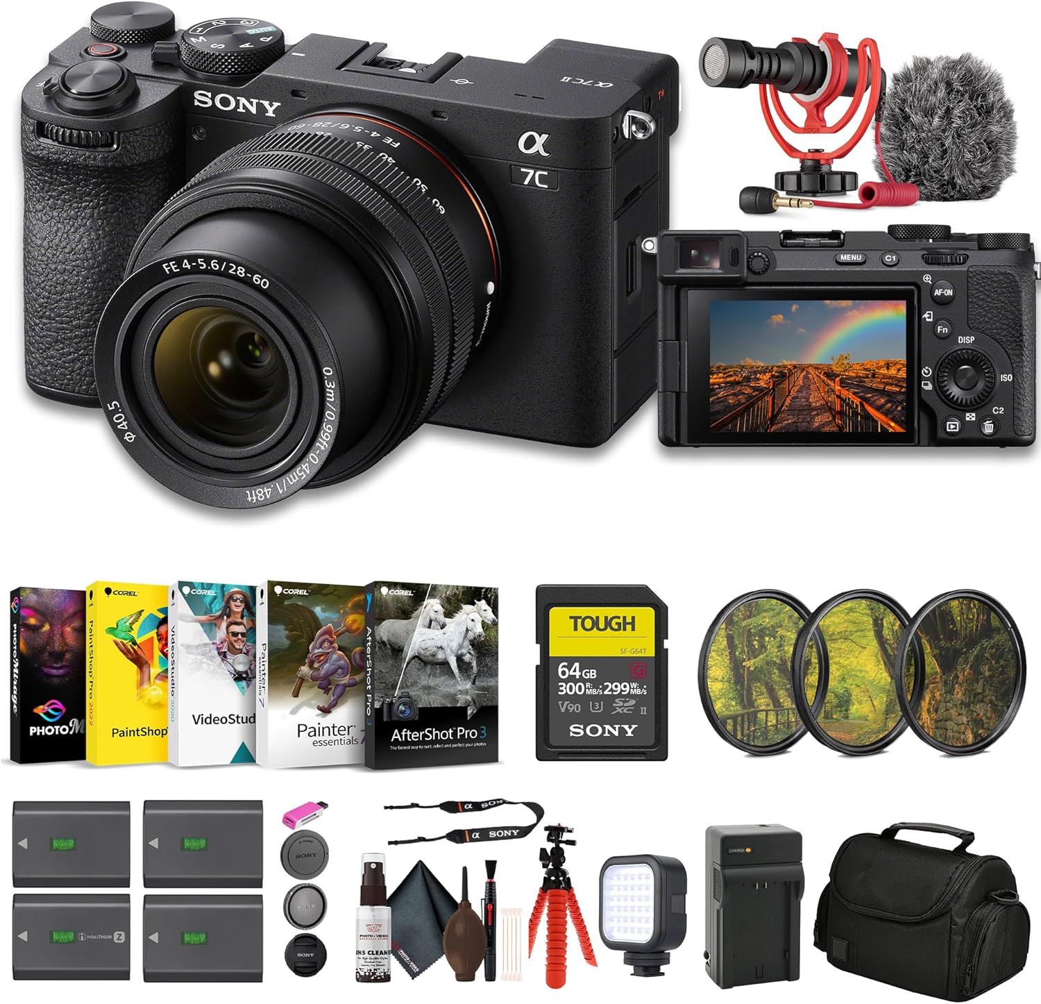 Amazon.com : Sony a7C II Mirrorless Camera with 28-60mm Lens (ILCE ...