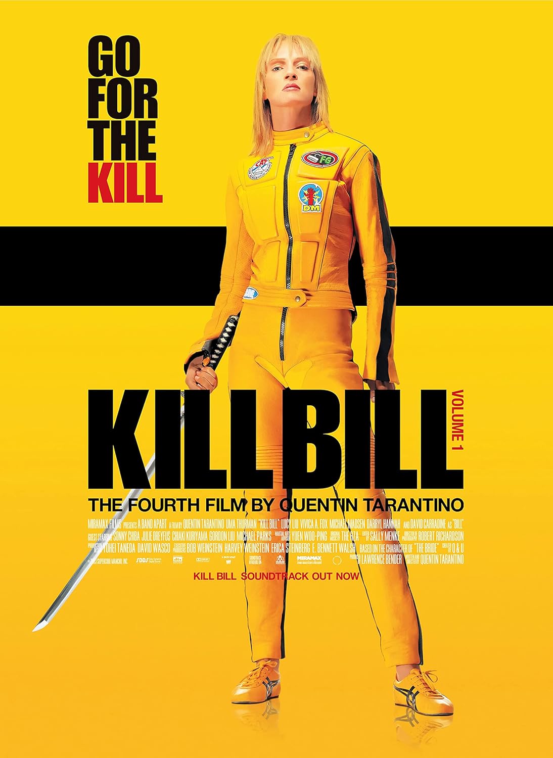 Amazon.com: Kill Bill V.1 Movie Poster #01 24"x36": Prints: Posters ...