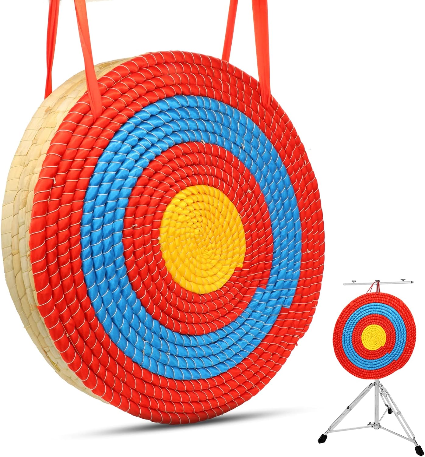 Amazon.com : LOEVNA 5 Layers Archery Targets Traditional Solid Straw ...