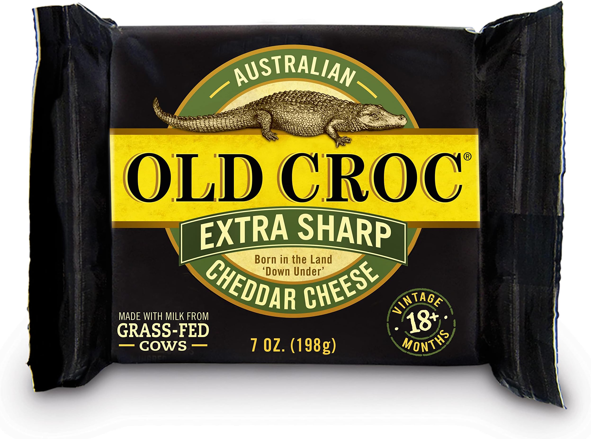 Amazon.com: Old Croc Extra Sharp Cheddar, 7 Ounce : Grocery & Gourmet Food