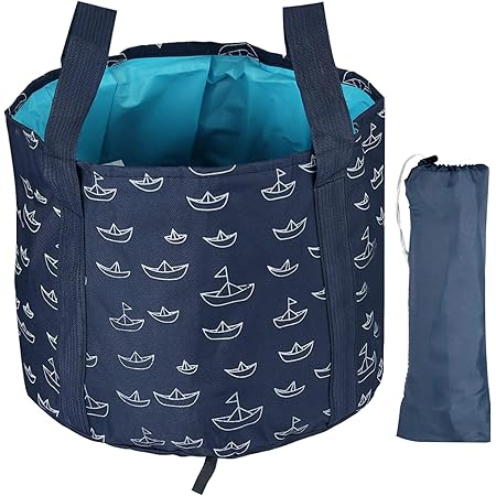 iGreely Collapsible Bucket with Handle 12L Portable Lightweight Folding ...