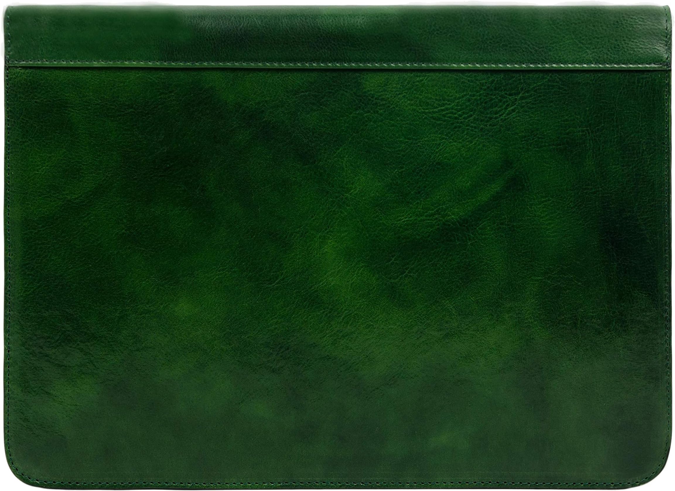 Leather Portfolio Folder A4 Document Case Business Padfolio Organizer ...