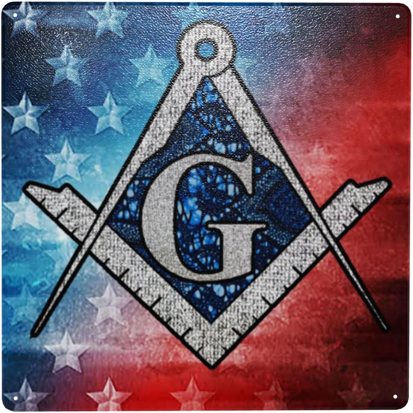 Amazon.com: Kkaingg Sign Free Mason Masonic Blue African Print ...
