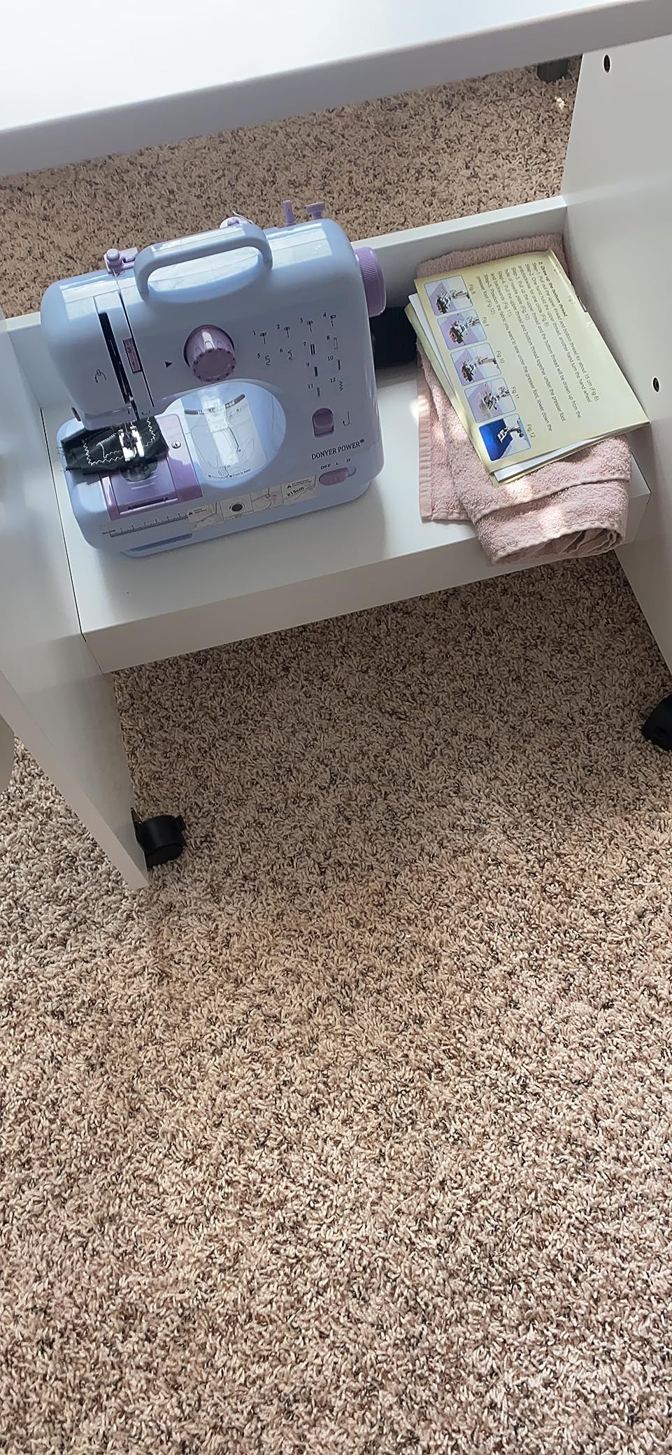 $13/mo - Finance SEI Furniture Eaton Expandable Rolling Craft Station ...