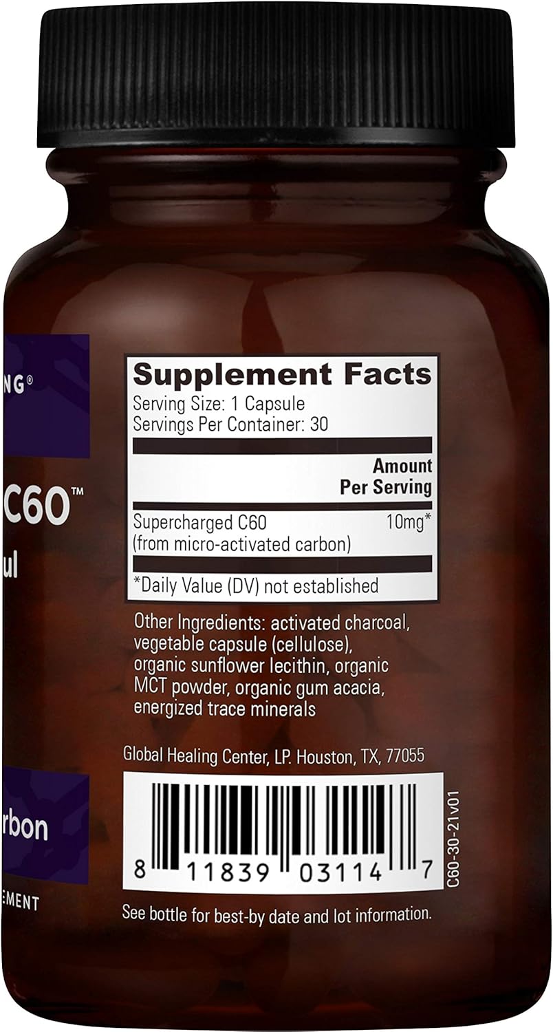 Buy Global Healing Supercharged C60 - Micro-Activated Carbon Fullerene ...