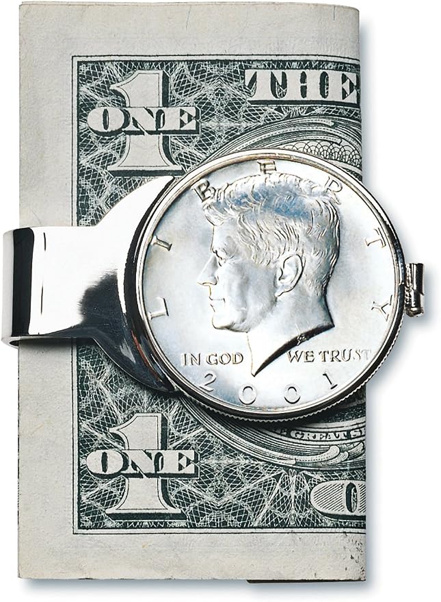 Amazon.com: American Coin Treasures Coin Money Clip - JFK Half Dollar ...