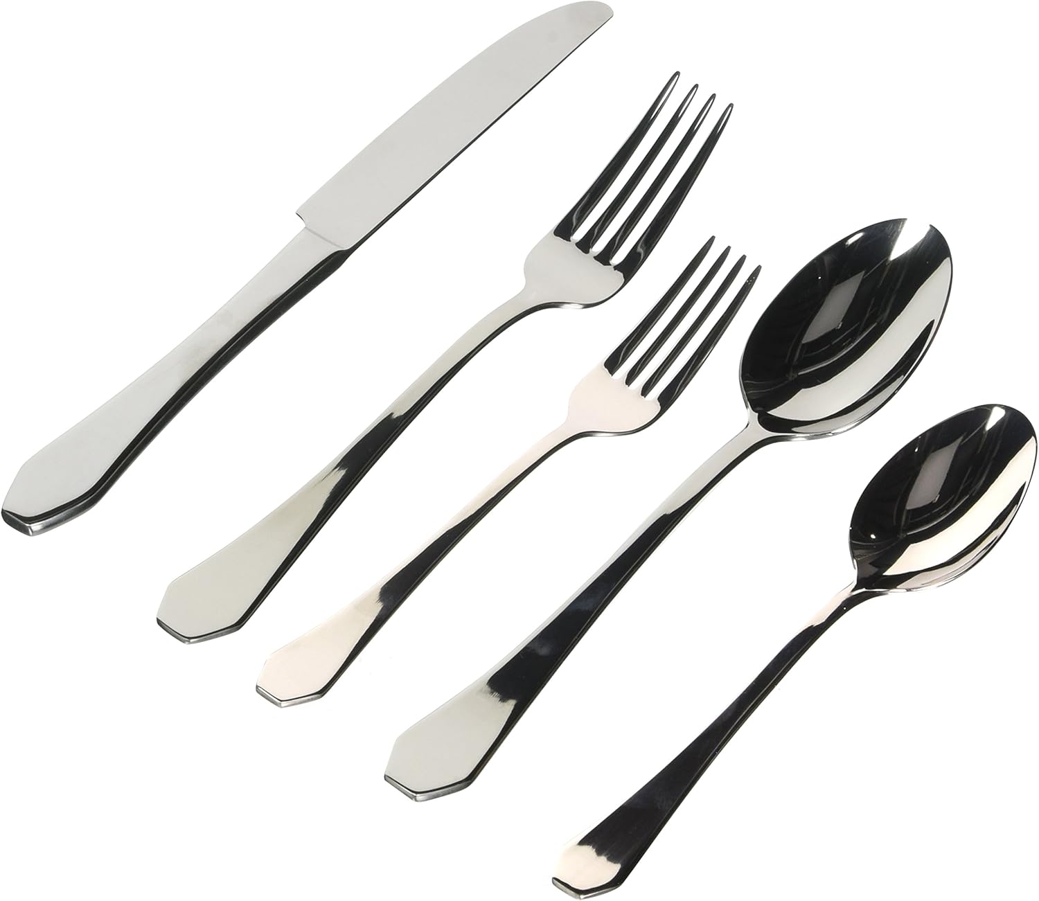 Amazon.com | DAVID SHAW PRD1025 20 Piece Splendide Deco Flatware Set ...