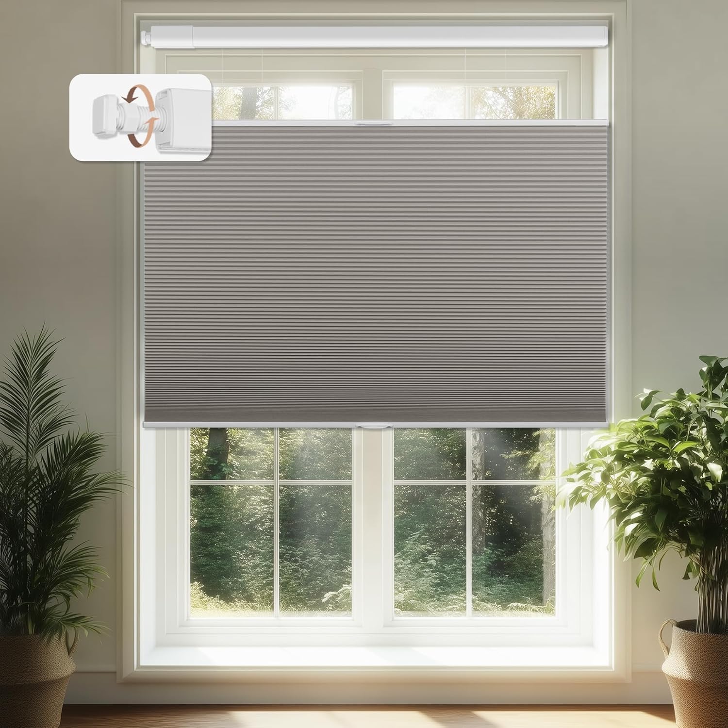 Amazon.com: Blackout Top Down Bottom Up (TDBU) Cellular Shades, No ...