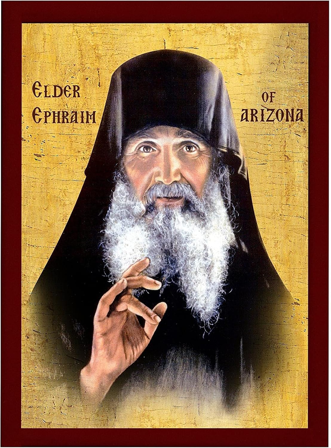 Amazon.com: Elder Ephraim of Arizona icon, Handmade Greek Orthodox icon ...