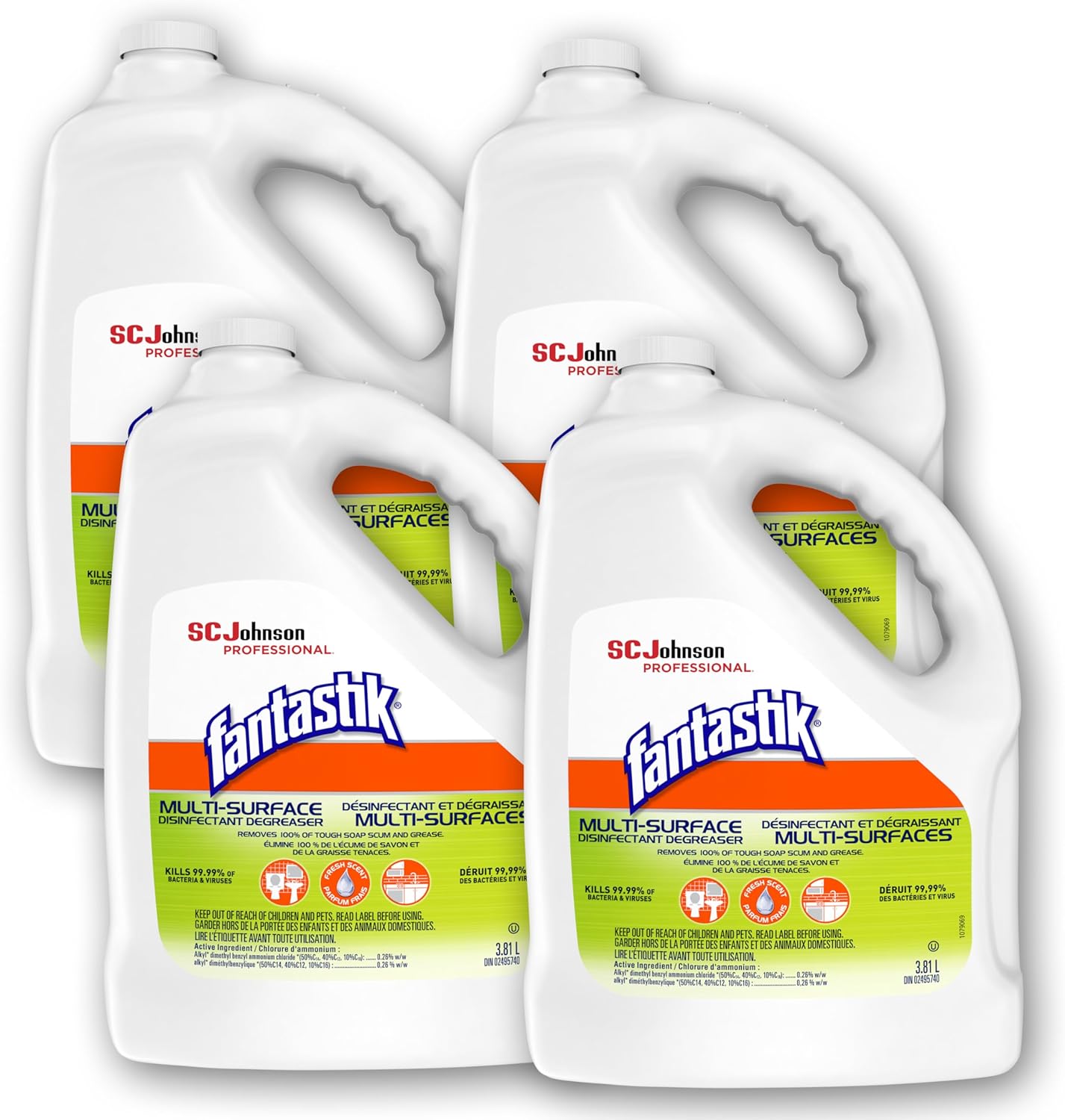 Fantastik® PRO Disinfectant Refill 3.78L (1 Gallon) : Amazon.ca: Health ...