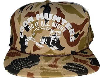 Amazon.com: Coon Hunters Do It All Night Tan Camouflage Camo Mesh ...