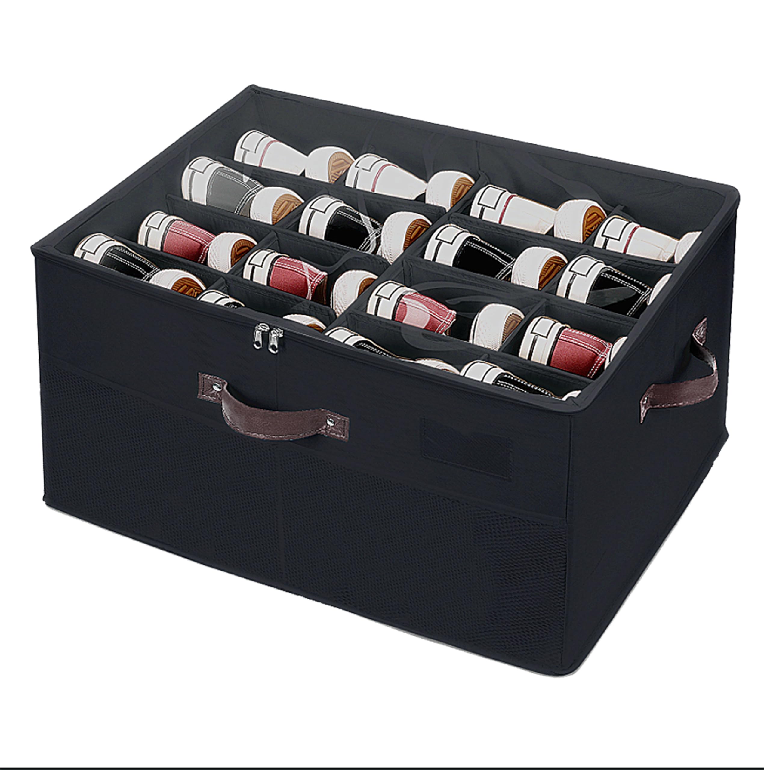 Amazon.com: ateboane Shoe Storage Organizer for Closet,1 Pack Foldable ...