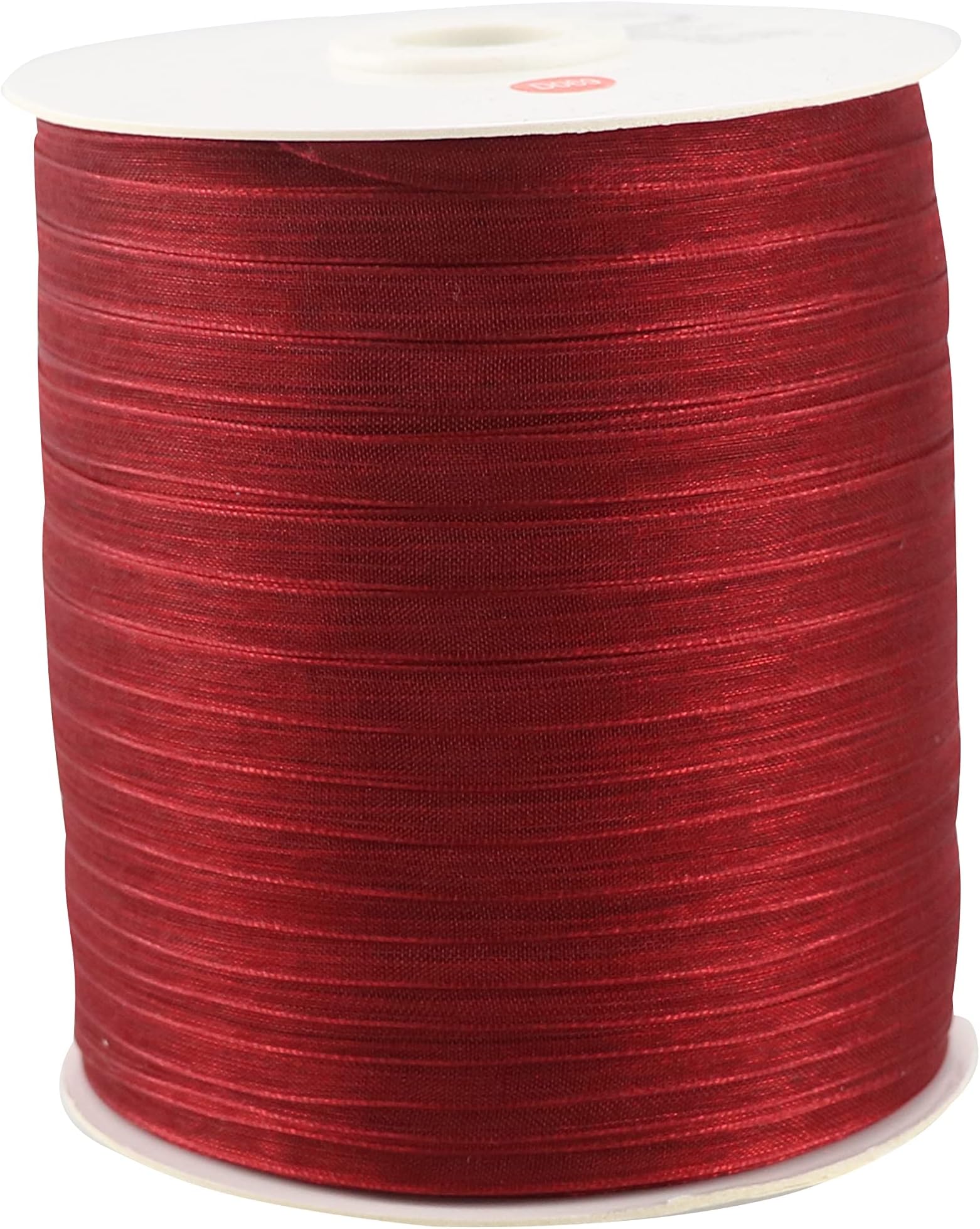 Amazon.com: Mayreel Shimmer Burgundy Sheer Organza Ribbon 1/4" Wine Red ...