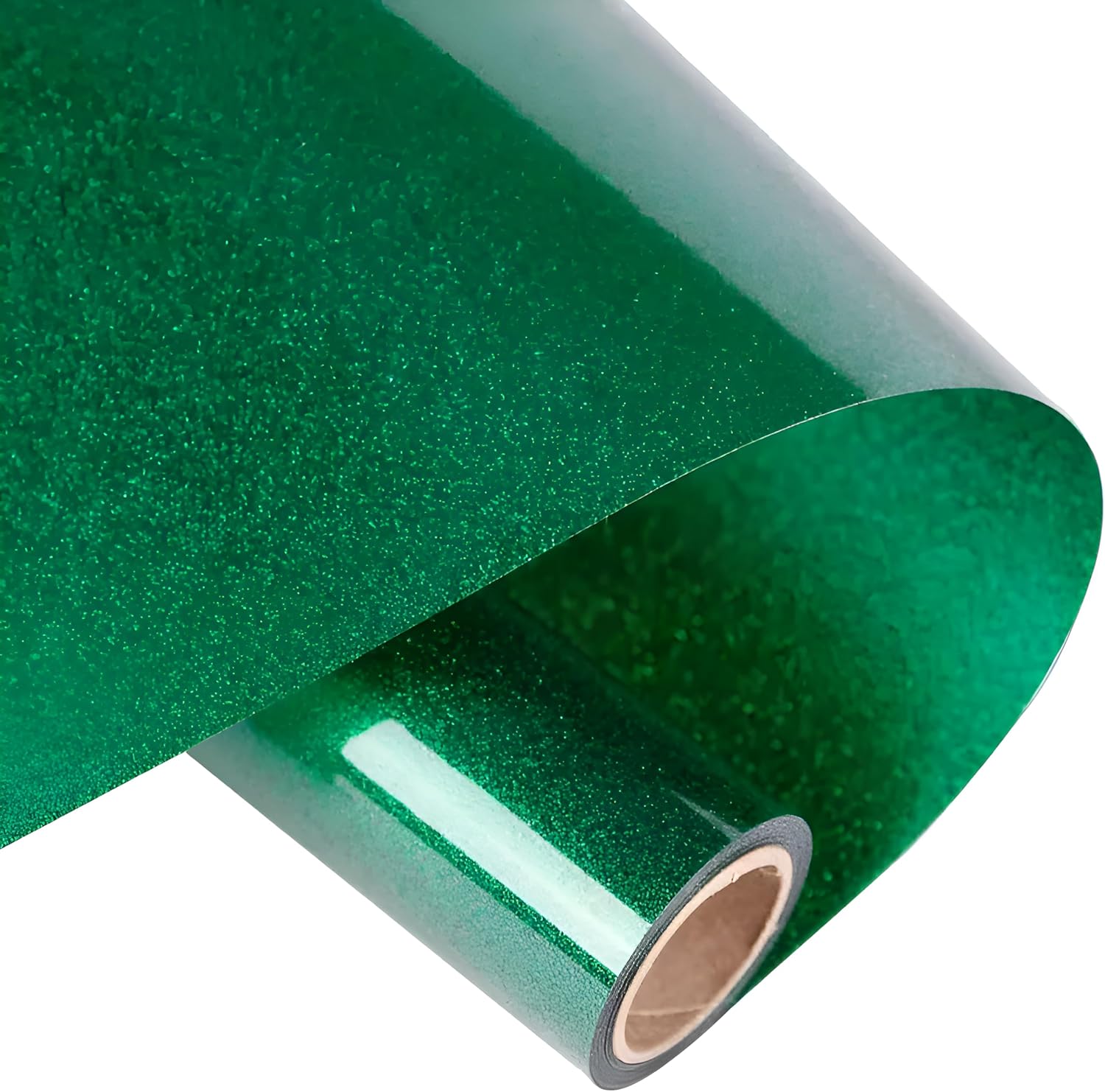 Amazon.com: PACTIV 1pc Green Glitter HTV Glitter Heat Transfer Vinyl ...