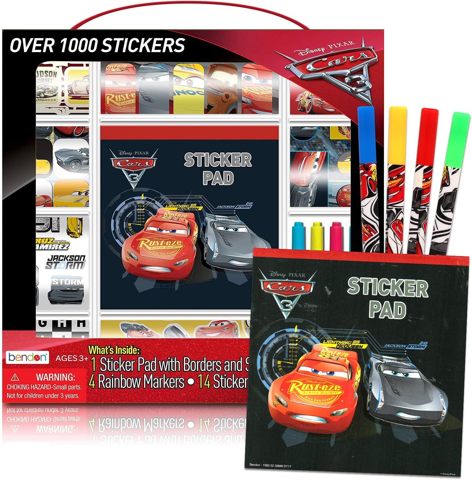 Amazon.com: Classic Disney Disney Cars Sticker Activity Set for Boys ...