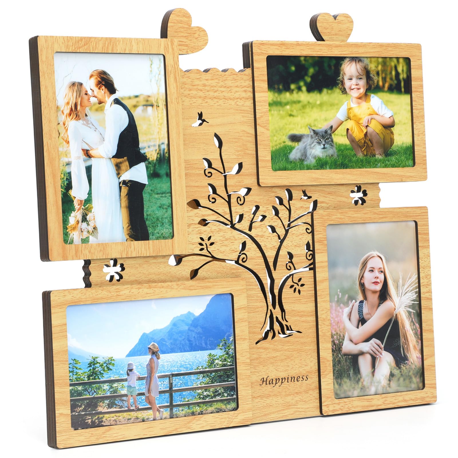 Amazon.com - ZEEYUAN 4x6 Collage Picture Frame with 4 Openings,4x6 ...