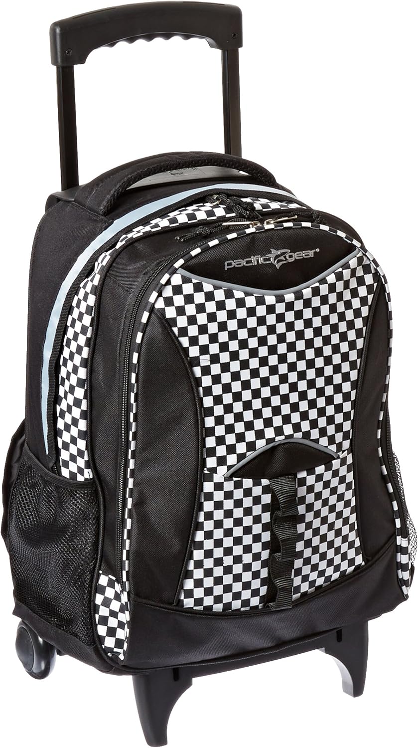 Amazon.com | Pacific Gear Lightweight Wheeled Backpack with Reinforced ...