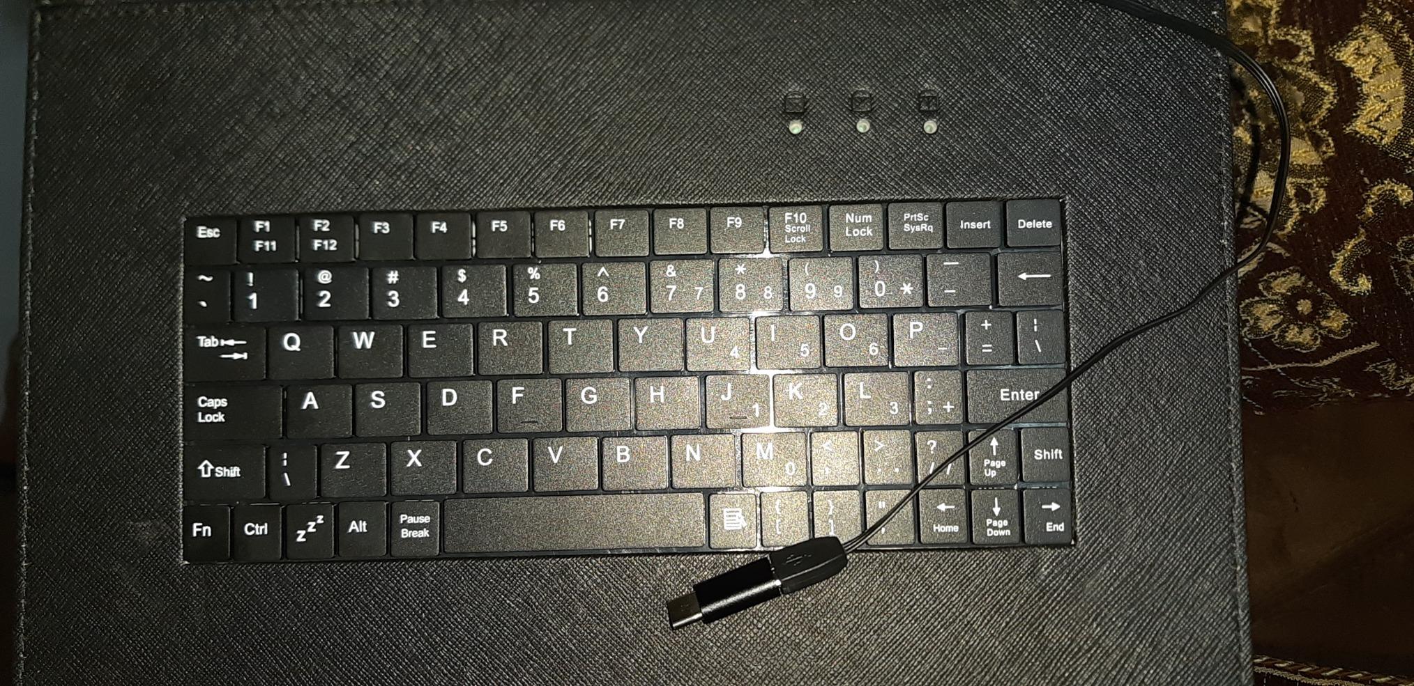 Acm USB Keyboard Case Compatible with Lenovo Tab M10 Fhd Plus 10.3 2Nd ...