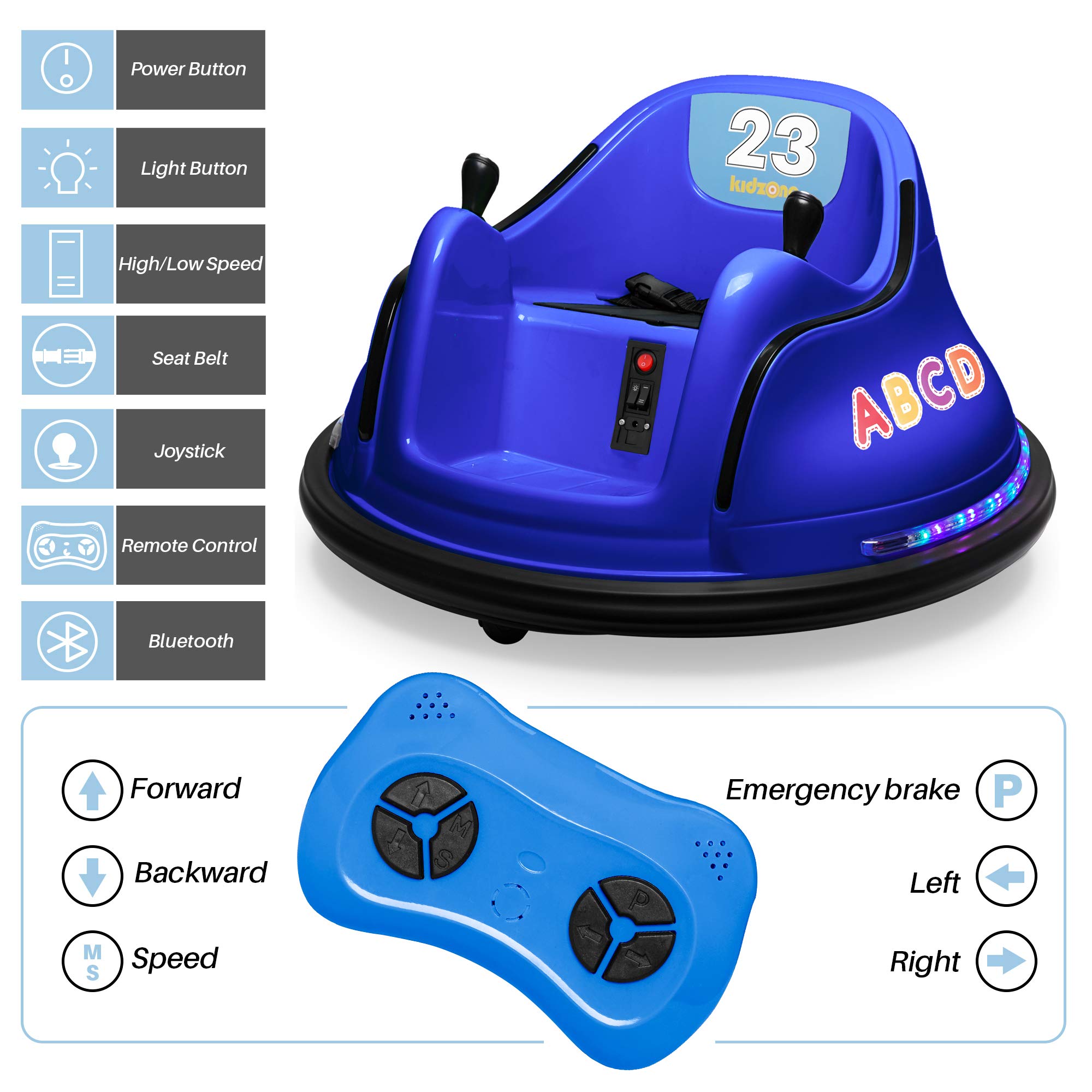 Kidzone DIY Sticker Race Car...B08LVNPFFL | Encarguelo.com