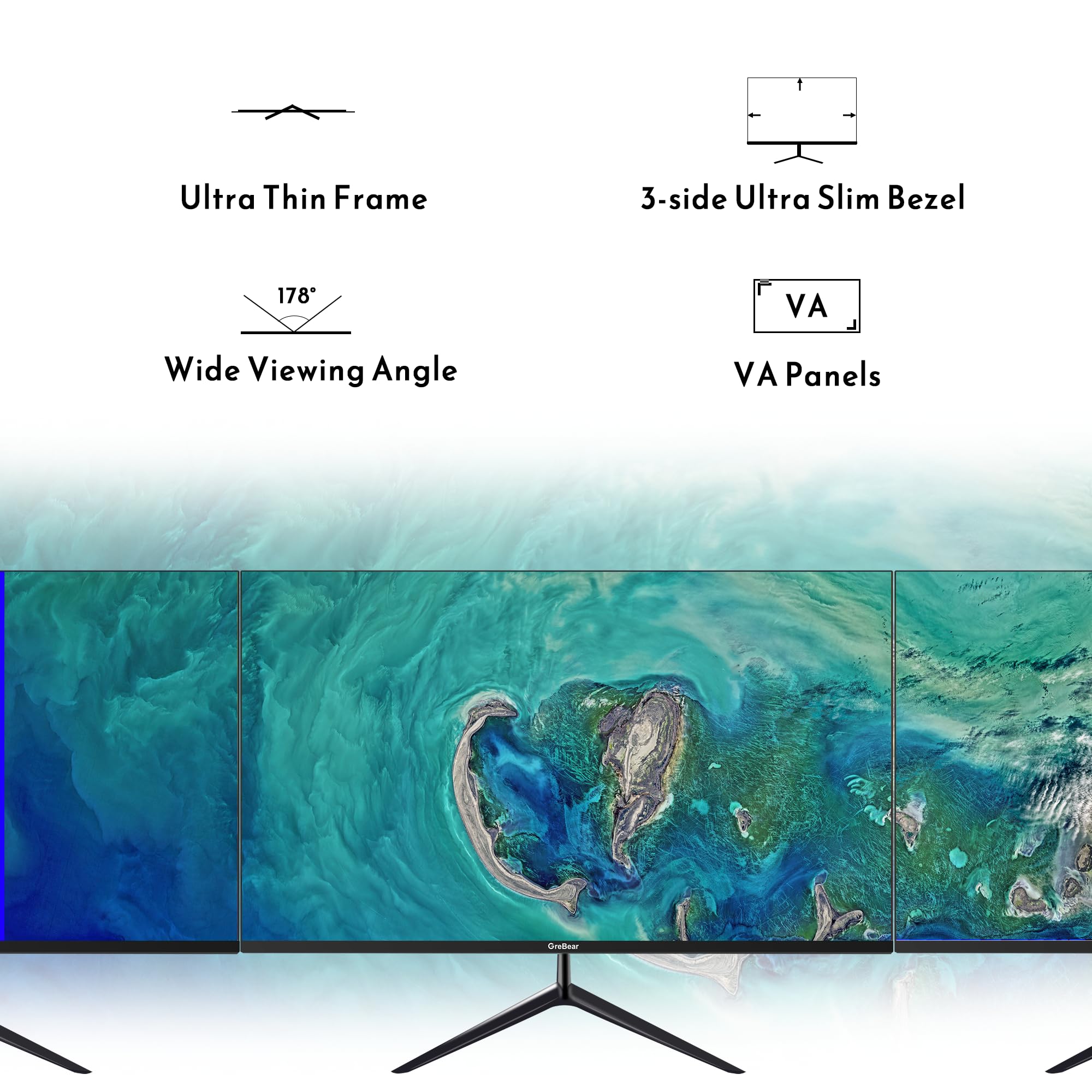 GreBear 24 Inch Computer Moni...B0C6MKRMRZ | Encarguelo.com