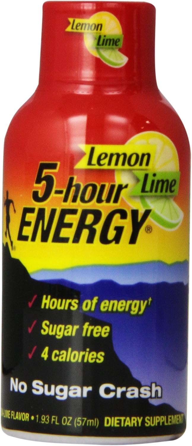 Amazon.com: 5-hour Energy, Lemon-lime, 2-Ounce Bottles (Pack of 12 ...