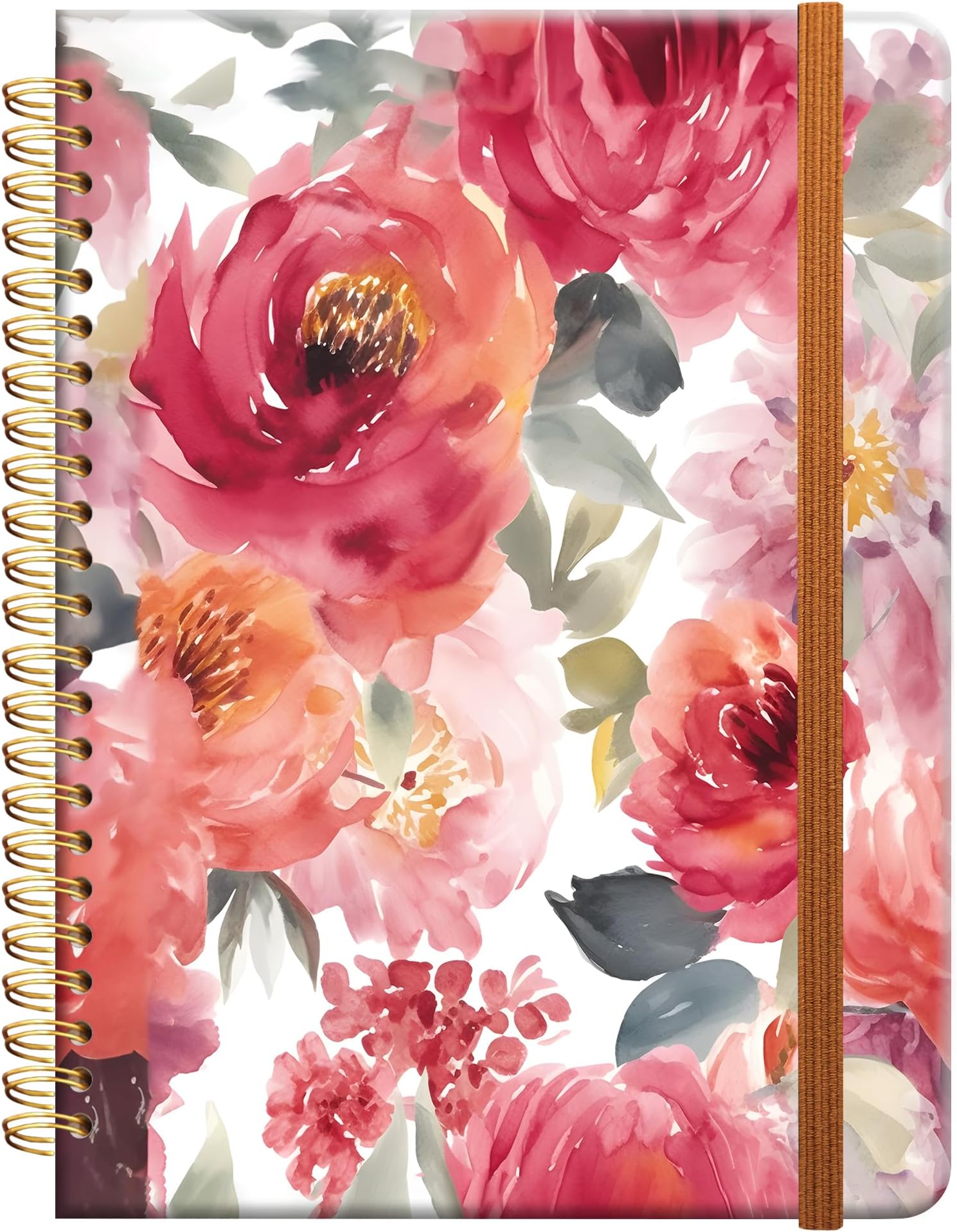 Amazon.com : Ruled Spiral Writing Notebook,A5 Hardcover Lined College ...