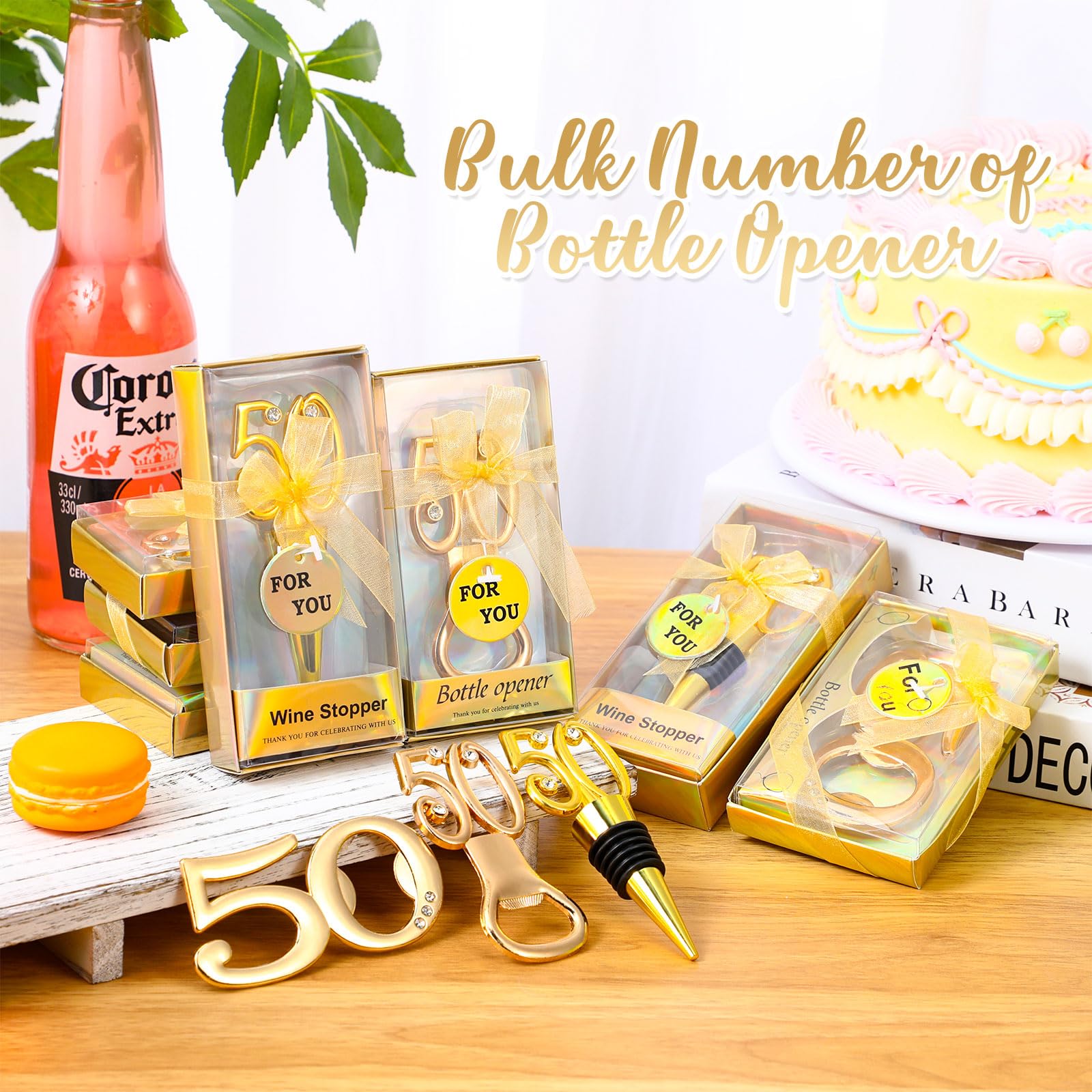 Snapklik.com : Hushee 30 Pcs Birthday Party Bottle Openers Wine ...