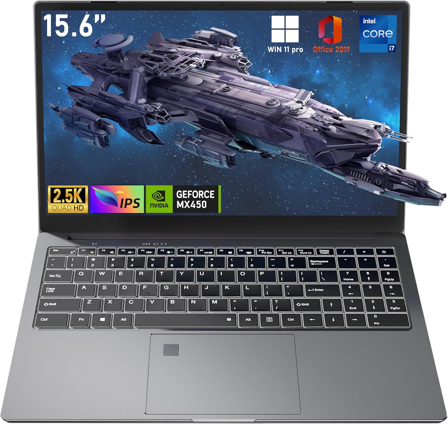 Amita Laptop, 15.6" FHD Display, i7-1185G7(up to 4.8GHz) with MX450 ...