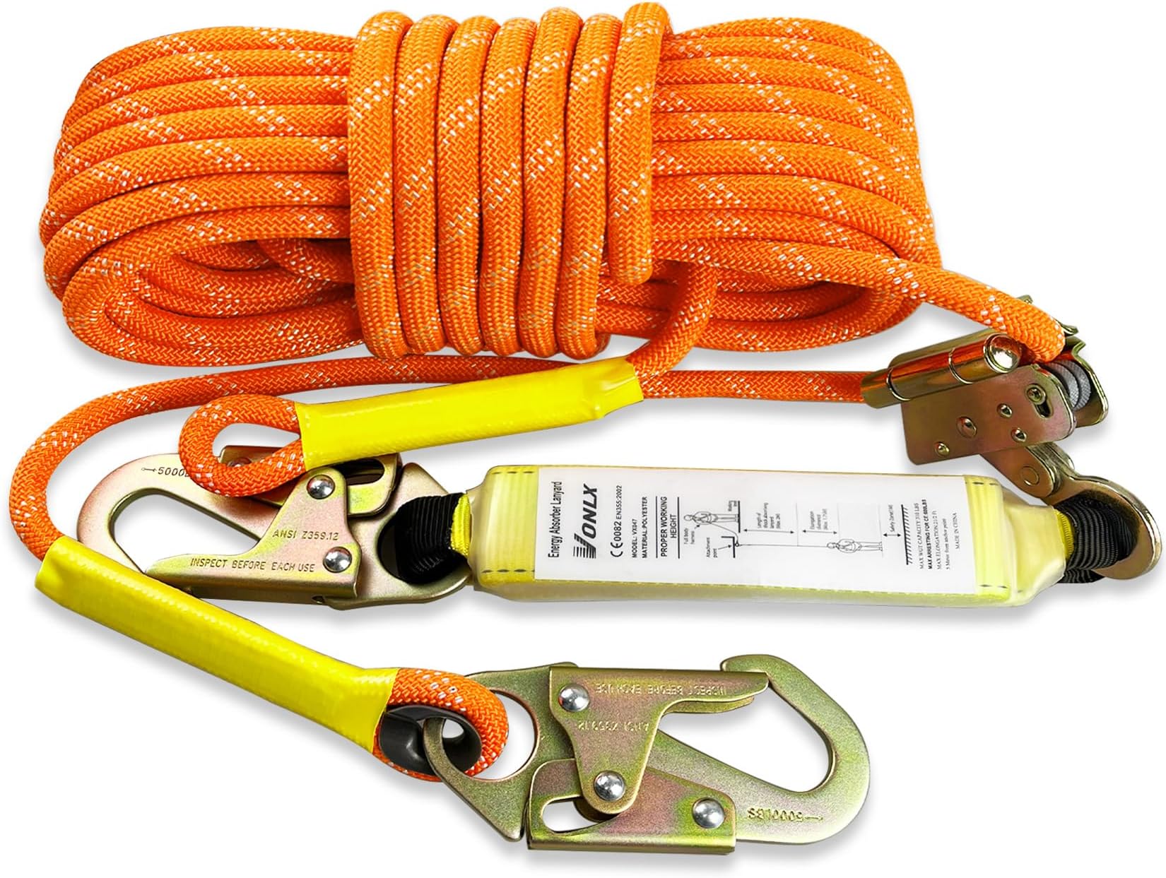Guardian Fall Protection 01330 VL58-25 Standard 5/8 Inch Thick Rope ...