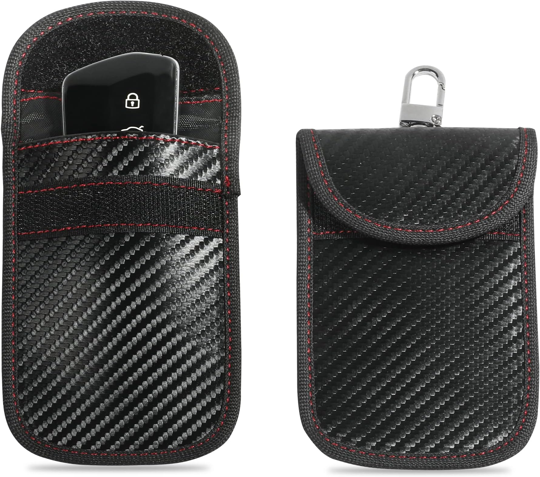 Amazon.com: AOCISKA 2PCS Faraday Key Fob Protector,Premium Faraday Bags ...