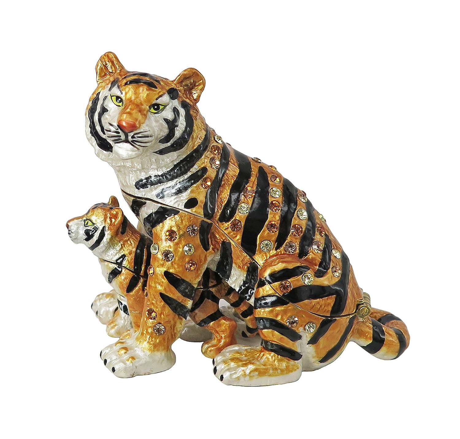 RUCINNI Tiger - bb Trinket Box (RB1832BN), Pewter : Amazon.in: Jewellery