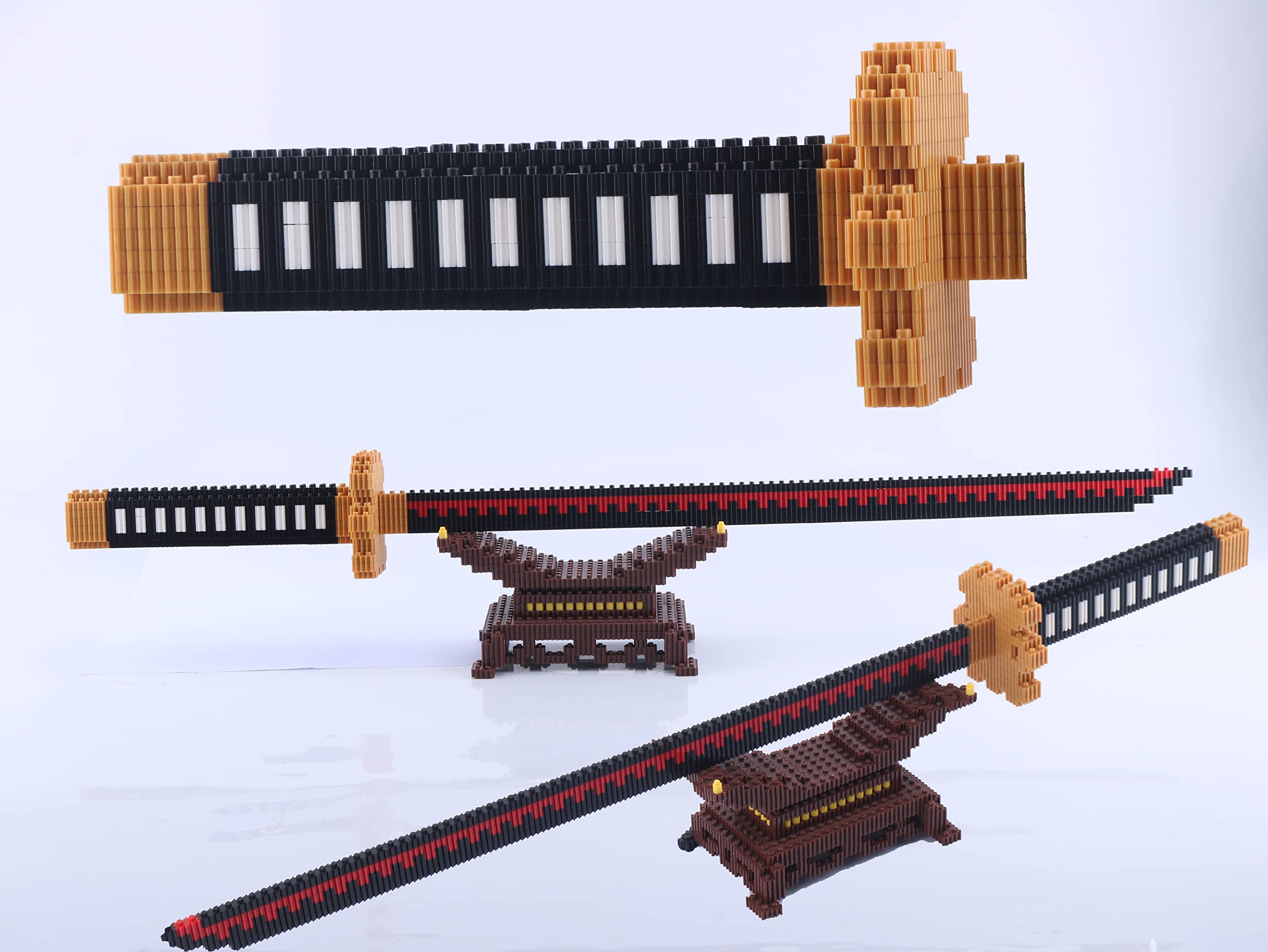 Nc812 Pieces Zenitsu Sword Splicing Block Model Sword Model Knife ...