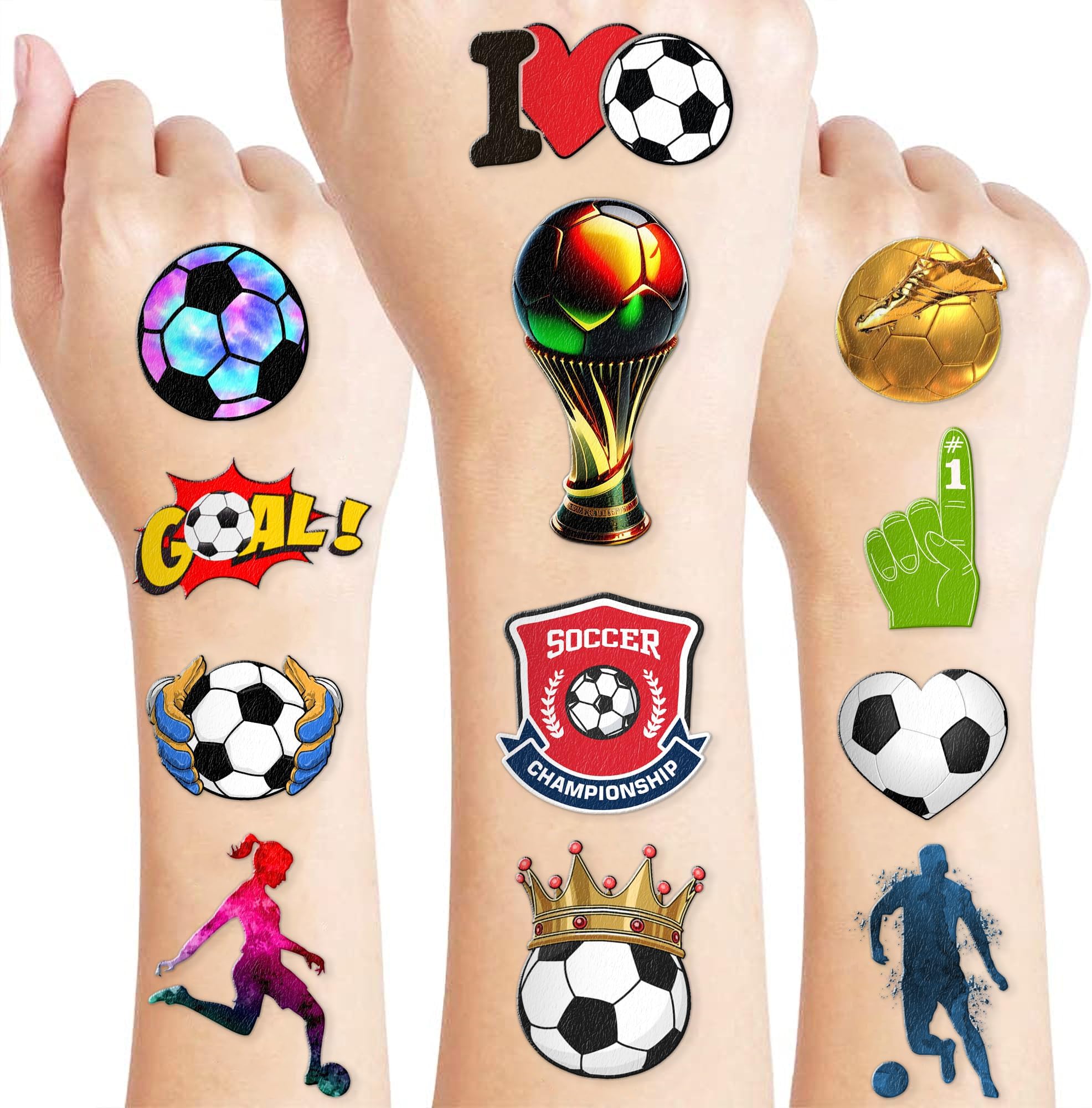 Amazon.com: Gymnastic Temporary Tattoos Birthday Themed Party Supplies ...