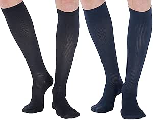 Amazon.com: ABSOLUTE SUPPORT (2 Pairs) Graduated Cotton Compression ...