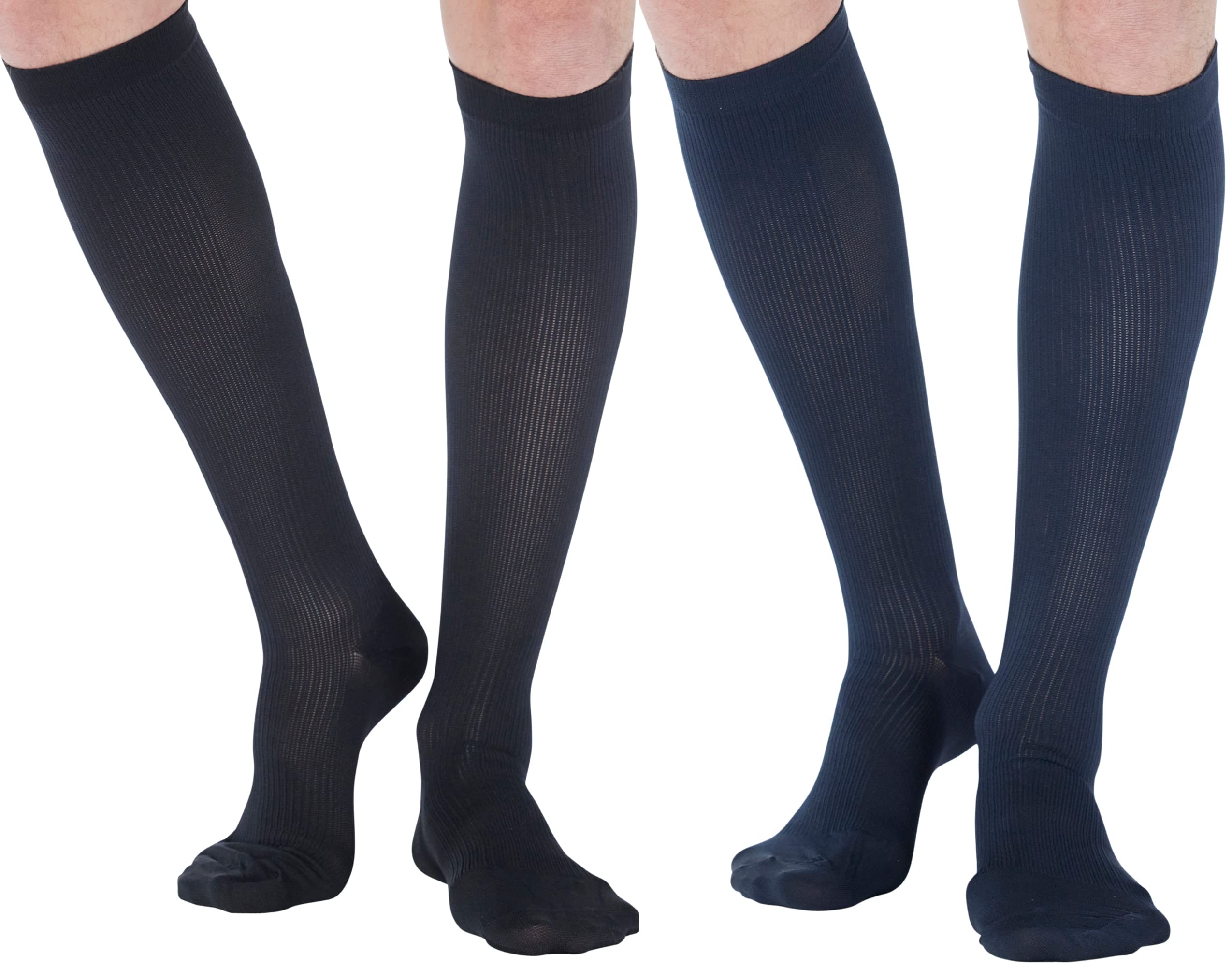 Amazon.com: ABSOLUTE SUPPORT (2 Pairs) Made in USA - Compression Socks ...