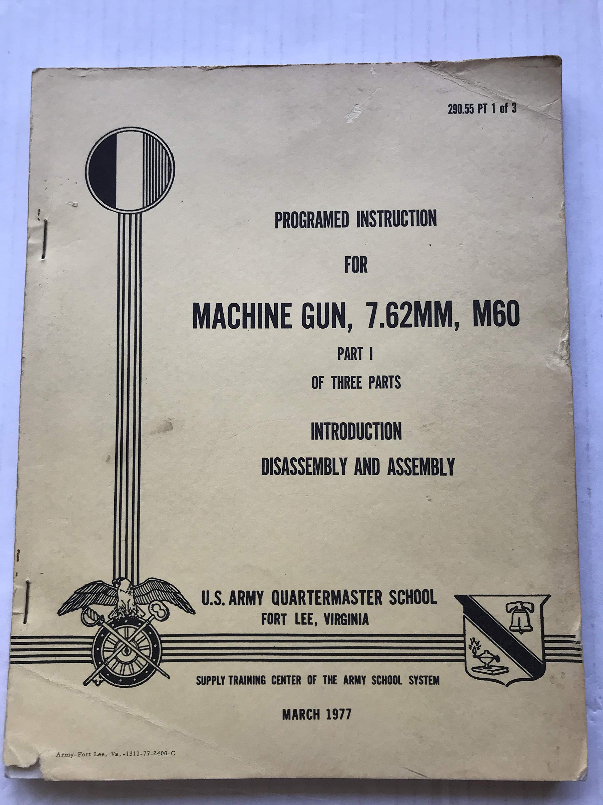 Buy Programed Instruction fo Machine , 7.62 MM, M60 - Part 1 ...