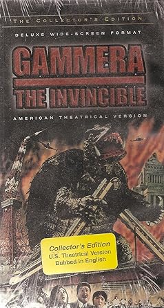 Amazon.com: Gammera the Invincible (Daikaiju Gamera) [VHS] : Gammera ...