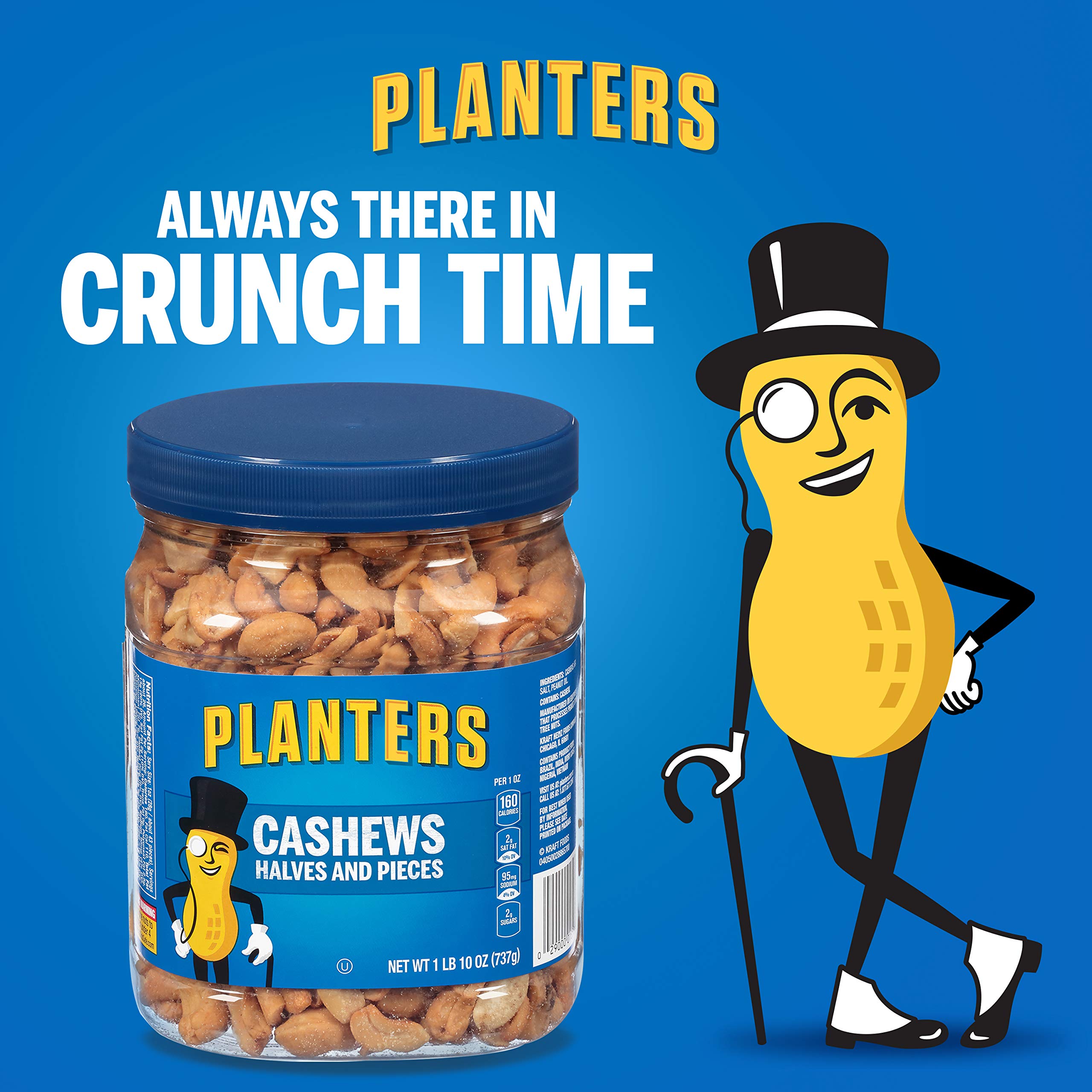 Snapklik.com : PLANTERS Salted Cashew Halves & Pieces