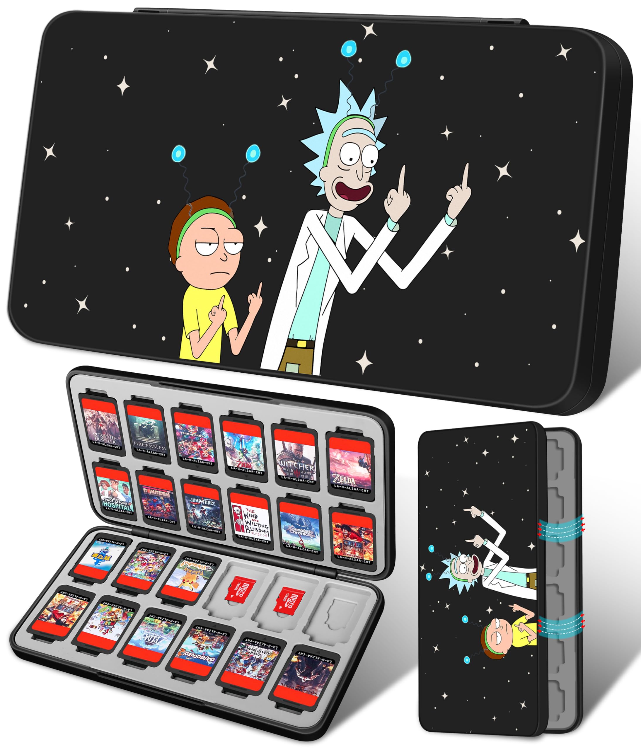 Amazon.com: Xinocy for Nintendo Switch Game Case with 24 Game Holder ...