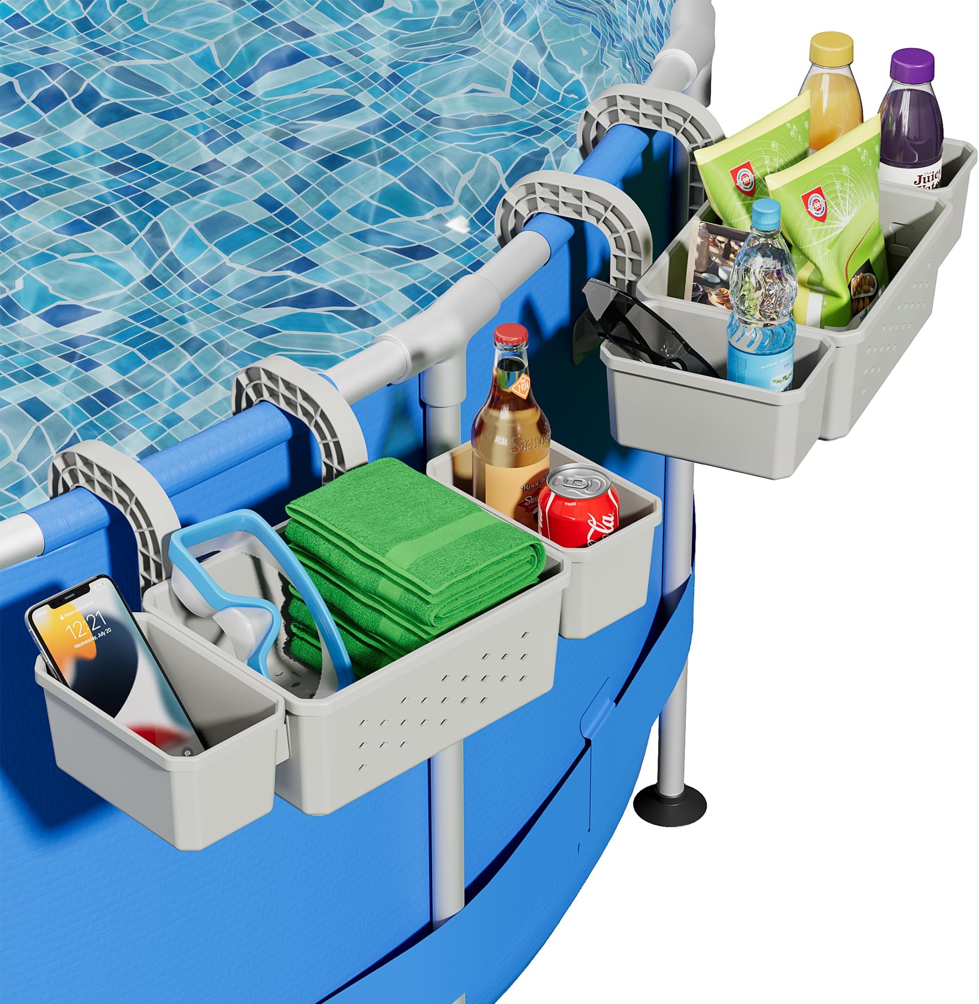 Amazon.com : Pool Foot Bath - Anti-Skid Foot Wash Basin Tub for Above ...