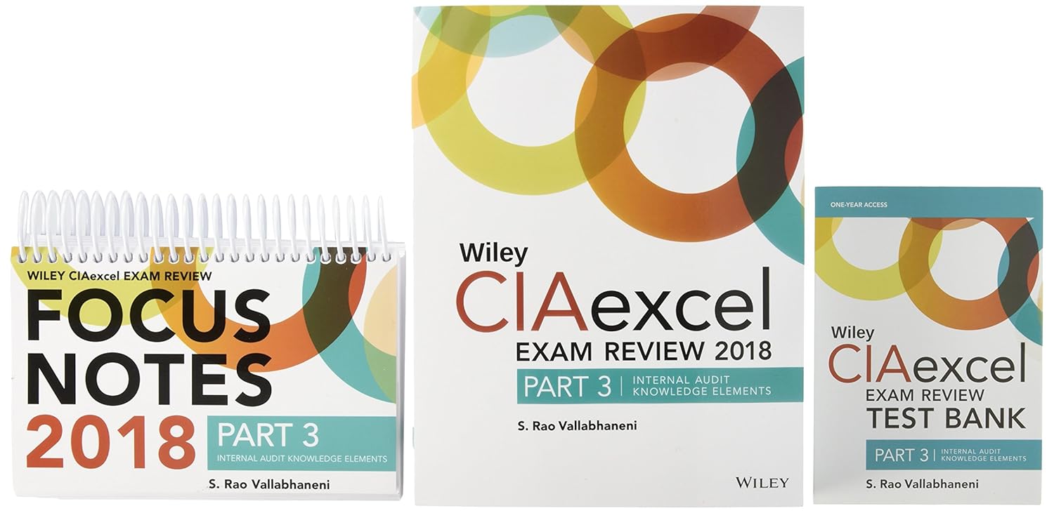 Wiley CIAexcel Exam Review 2018 + Test Bank + Focus Notes: Part 3 ...