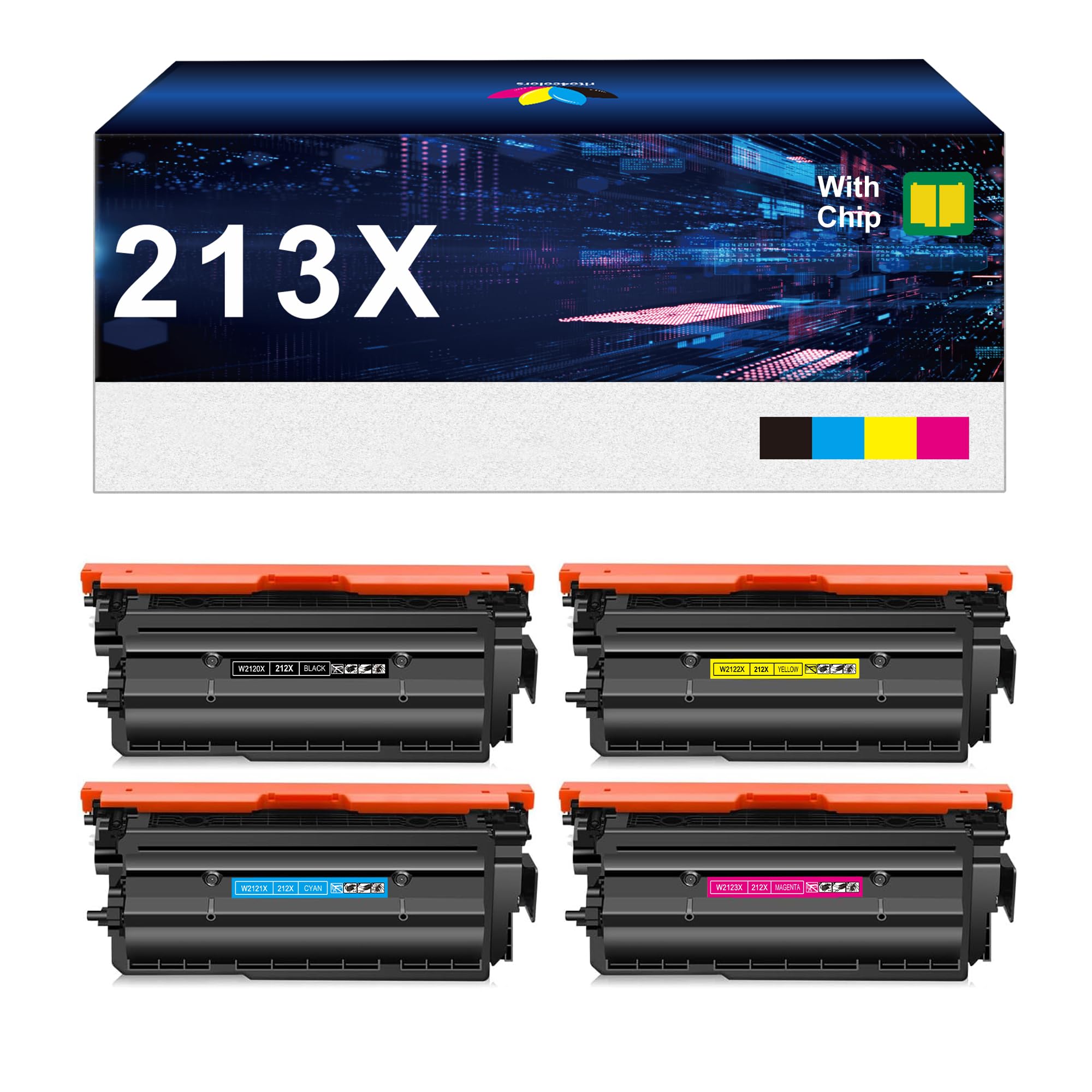 Amazon.com: 213X Toner Cartridge Replacement for HP 213X 213A 213Y ...